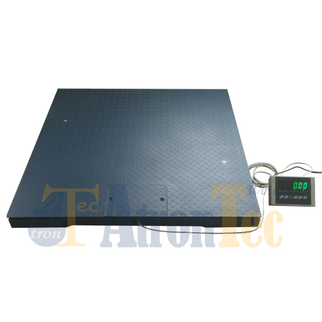 Double Deck Carbon Steel Floor Weighing Scale with Surface Spray ...
